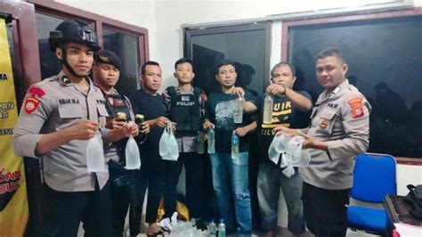 Polres Ternate Kembali Sita Ratusan Botol Cap Tikus Diakhir Operasi