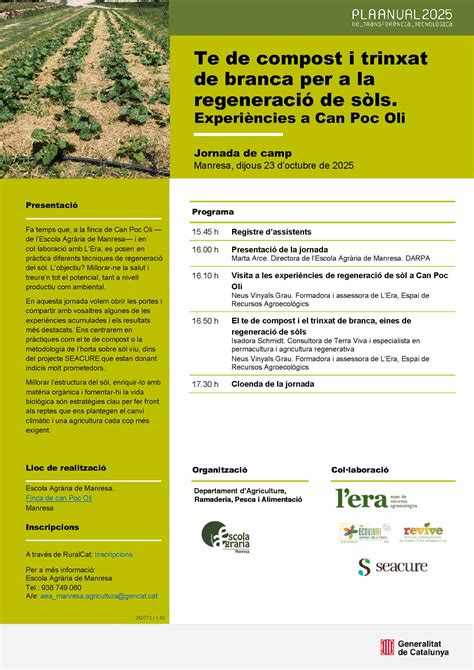 Te De Compost I Trinxat De Branca Per A La Regeneració De Sòls Revista Ae