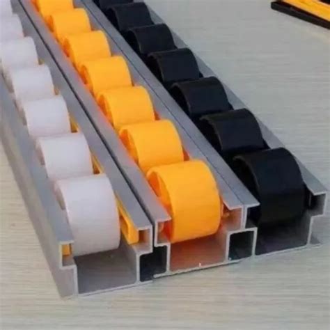 Roller Track Flow Rail Roller Gravity Conveyor With Plastic Wheels