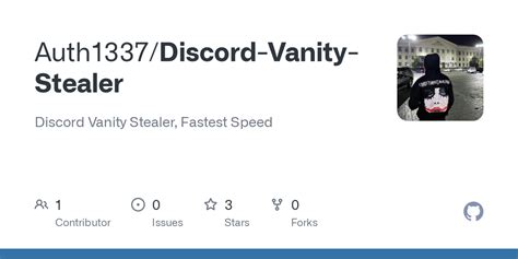 GitHub Auth1337 Discord Vanity Stealer Discord Vanity Stealer
