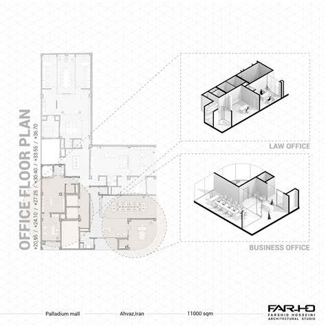 پروژه پاساژ پالادیوم مال هلدینگ Farho Architectural Studio