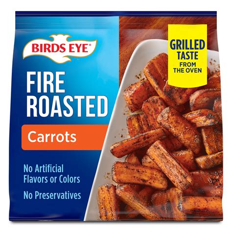 Birds Eye Fire Roasted Carrots Frozen Vegetables 12 Oz