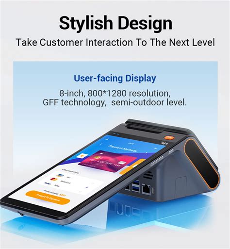 Buy Wholesale China M8 Electronic Fiscal Device Dual Screen Pos Systems