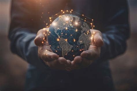 Global Connections A Symbol Of Interconnectedness Stock Illustration