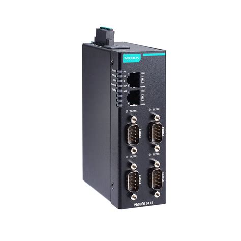 Moxa 4 Port Modbus RTU ASCII TCP To EtherNet IP Gateway Wide Temperature Operation Impulse