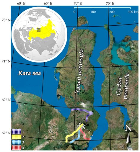 Yamal Peninsula Map