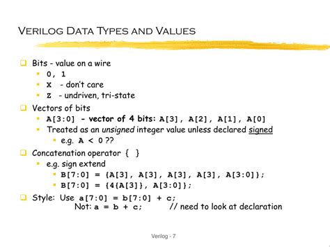 Signed Data Type In Verilog