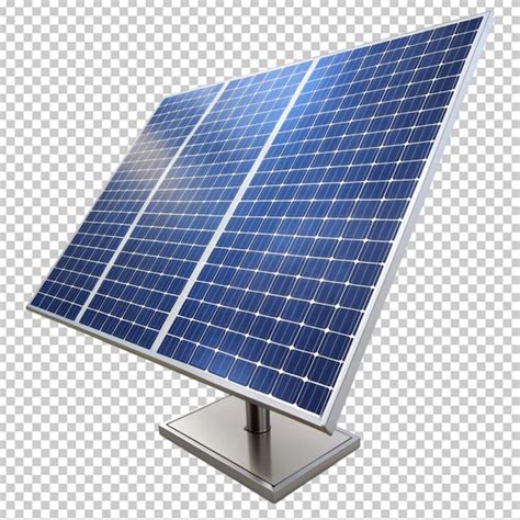 투명한 배경에 태양 판 프리미엄 Ai 생성 Psd