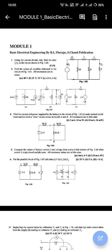 10 05 36 Module 1 Basicelectri Module 1 Basic Electrical Engineeri