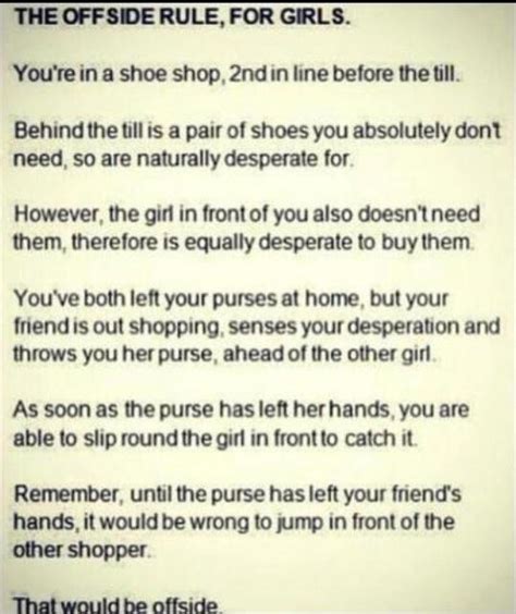 Offside Rule Explained For Girls Rfunny