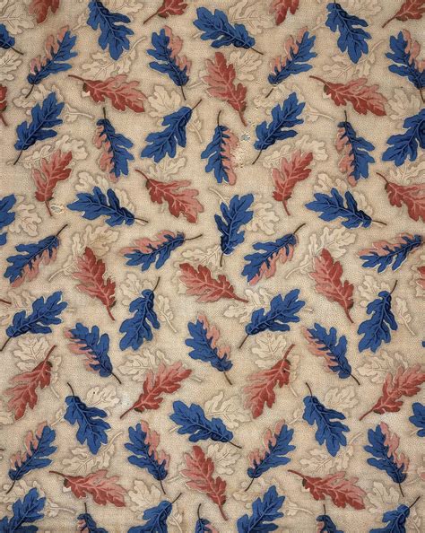 Oak Leaves Pattern Cotton Fabric