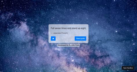 Random Quote Machine Codesandbox