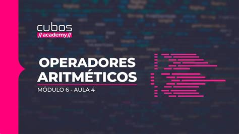 Operadores Aritm Ticos M Dulo Aula Youtube