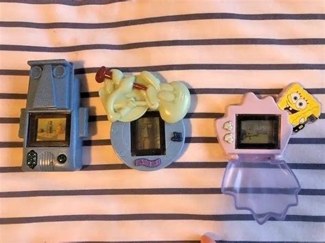 Mcdonalds Happy Meal Toys Spongebob Squarepants Handheld Game Bundle