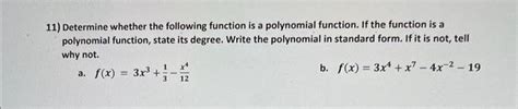 Solved Determine Whether The Following Function Is A Chegg