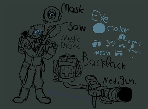 Medic Drone Tf2 X Murder Drones Au By Userorsomeone On Deviantart