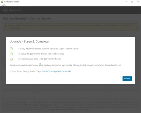 Vmware Upgrade Vcenter 7 0 3 To 8 0 Stucks At 39 Exporting Vmware