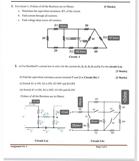 Solved For Circuit Values Of All The Resistors Are In Chegg