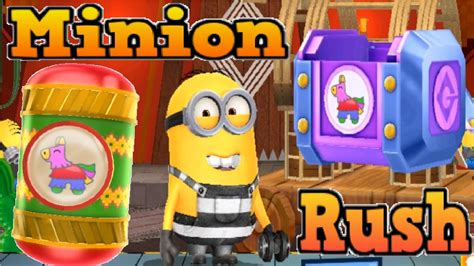 Minion Rush Luchador Costume Stage 3 Trojan Pinata In Eduardos House