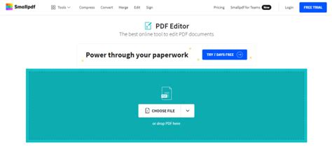 Smallpdf Edit Pdf