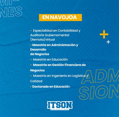Maestrías Itson Navojoa Navojoa