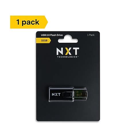Nxt Technologies™ 32gb Usb 2 0 Type A Flash Drive Black Nx61109