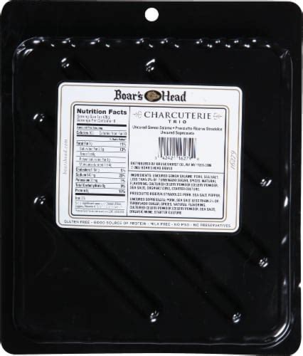 Boar S Head Charcuterie Trio Uncured Genoa Salami Prosciutto