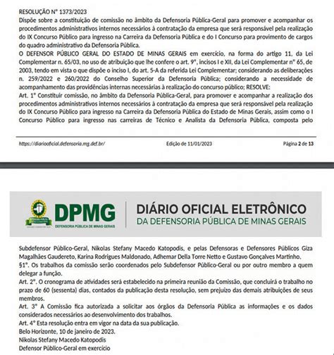 Dpe Mg 2023 Comissão é Formada E Edital Fica Mais Perto