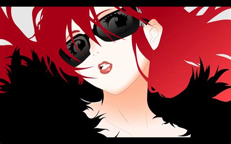 Long Hair Red Hair Sunglasses Tengen Toppa Gurren Lagann Yoko Littner