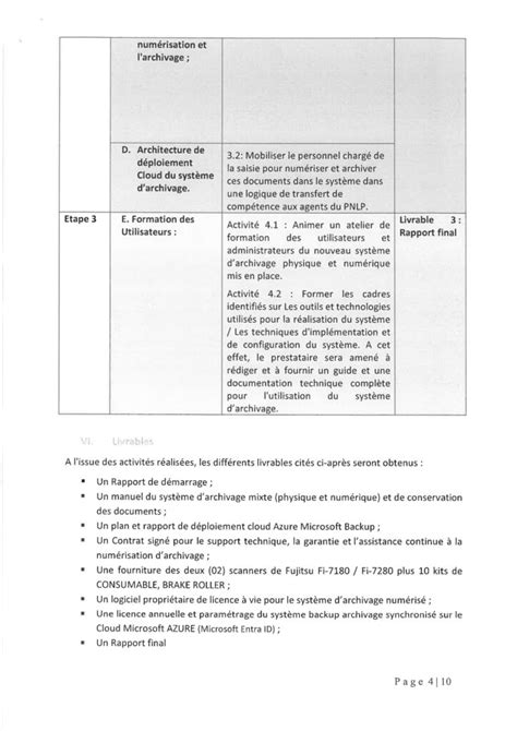 Crs Avis Dappel Doffres Pour La Mise En Place Dun Système D