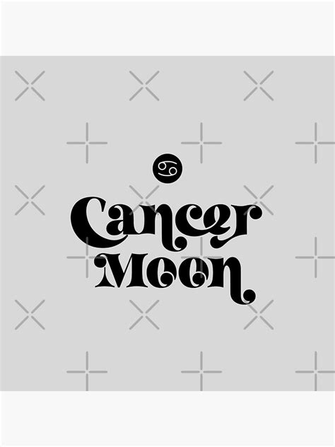 Lámina artística CÁNCER LUNA Astrología Signo y símbolo del zodíaco