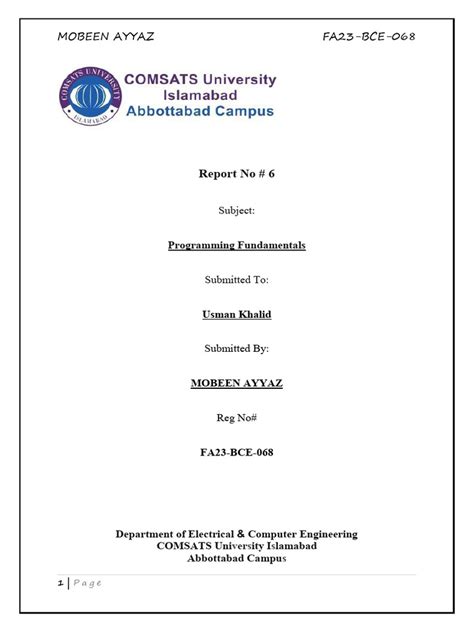 Lab 5 Umar Pdf Namespace Software Development