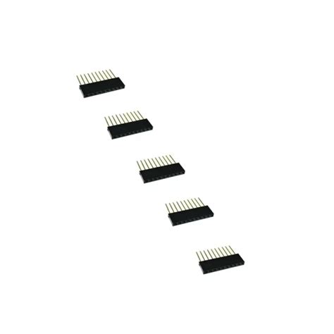 10 pin female 11mm tall stackable header connector 5pcs darkoct02