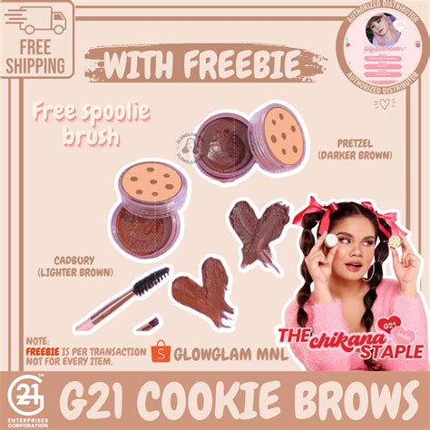 G21 Cookie Brows Free Spoolie Brush With Freebie Shopee Philippines