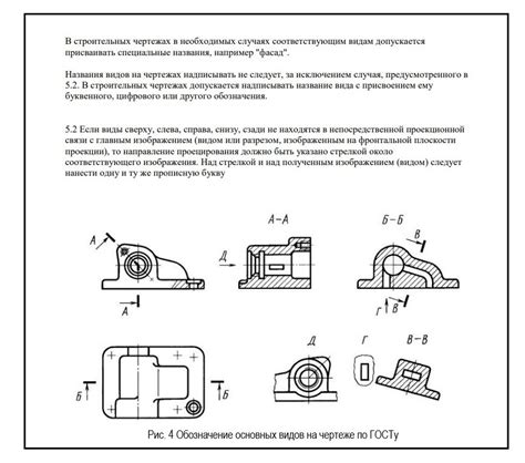 Виды на чертежах картинки