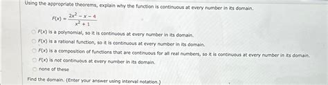 solved using the appropriate theorems explain why the