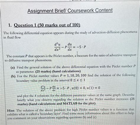 Solved The Following Differential Equation Appears During Chegg