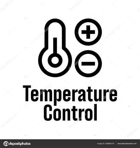 Temperature Control Vector Information Sign Stock Vector By ©den
