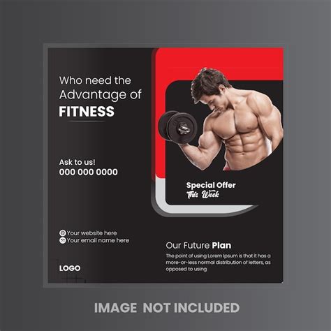 Premium Vector Gym Social Media Post Design To Print Ready