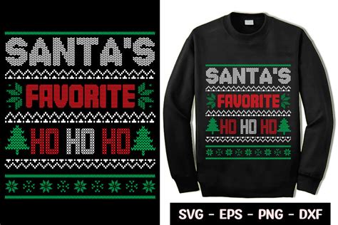 Santas Favorite Ho Ho Ho Graphic By Robi Graphics · Creative Fabrica