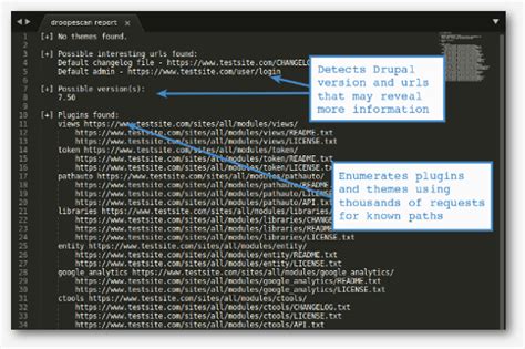 Drupal Security Scanner