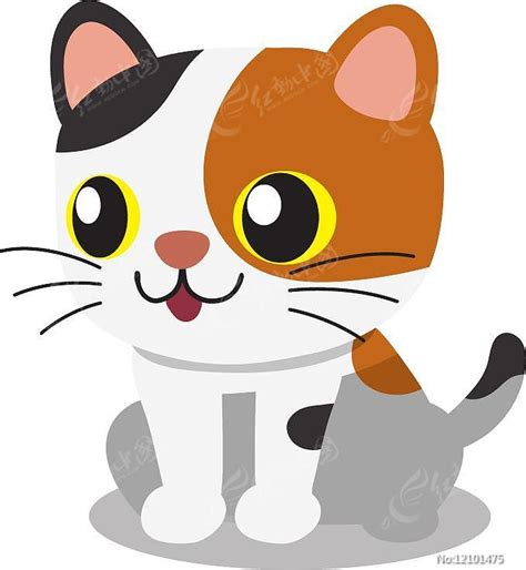 开心猫咪小猫猫可爱有趣萌宠动物卡通元素图片下载 红动中国
