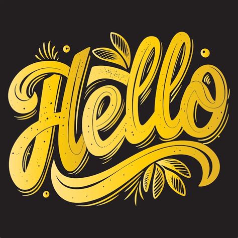 Premium Vector 3d Text Effect Hello