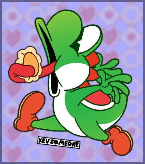 Yoshi Eat Cookie By Mistersomeone12 On Deviantart