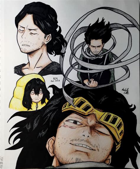 I Drew Aizawa To Test Out My New Pencils Rmyheroacadamia