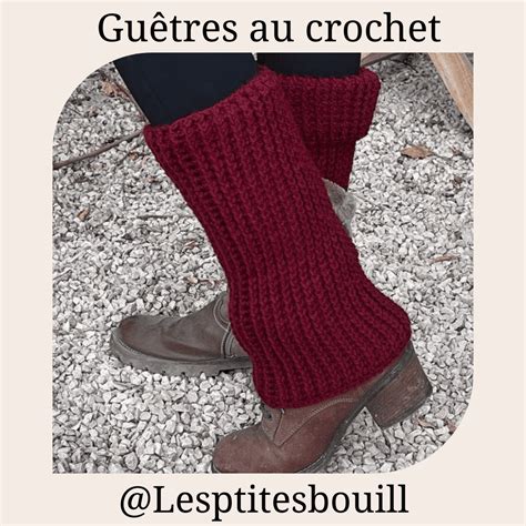 Guêtres Au Crochet Tutoriel Vidéo Pas à Pas Facile Lou Passion