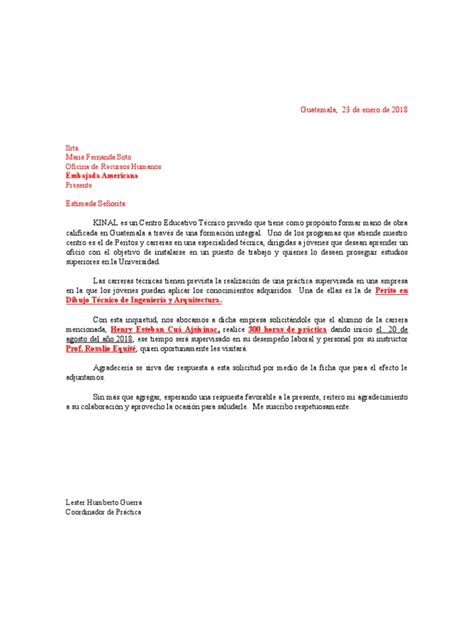 1 Modelos De Carta Solicitud Practica Empresarial
