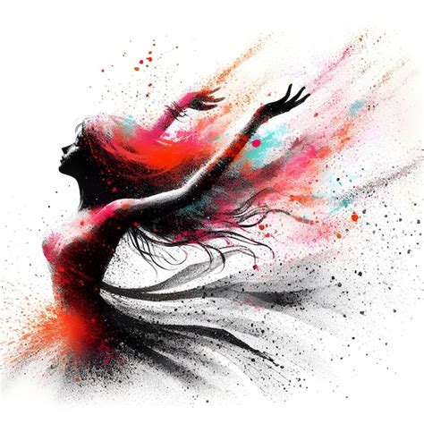 Vector Holi Mujeres Coloridas Vector Premium