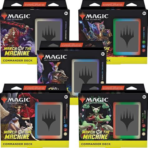 March Of The Machine Commander Decks Set Of 5 Commander March Of