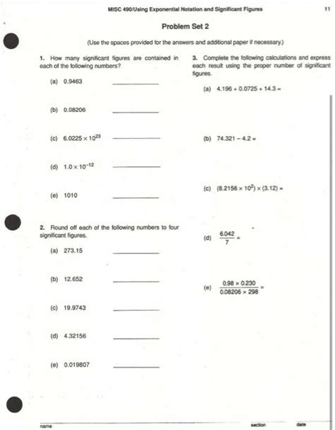 solved 11 misc 490 using exponential notation and